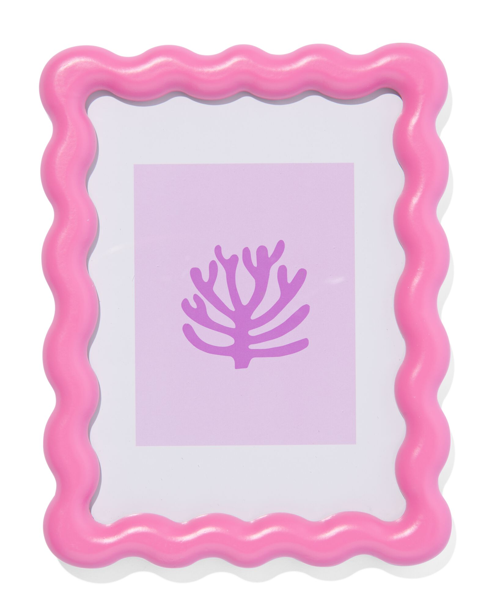 cadre photo 15x20 bois vagues rose - HEMA