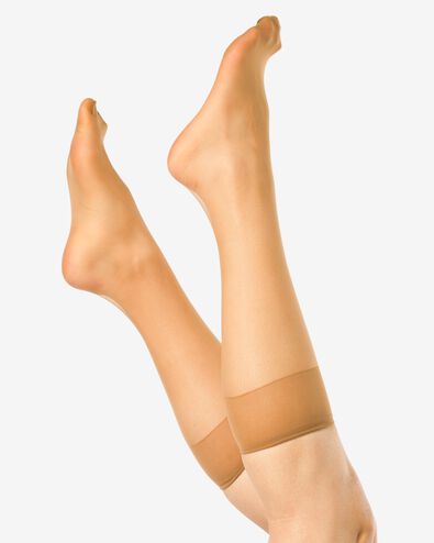 Kniestrümpfe 15 Denier, Anti-Laufmaschen-Technologie, matt – 2 Paar - HEMA