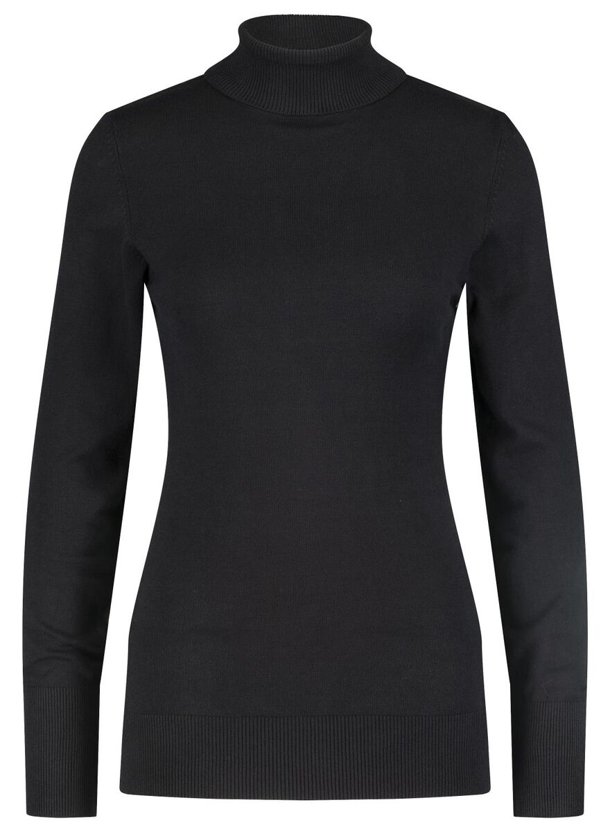 dames coltrui zwart - HEMA