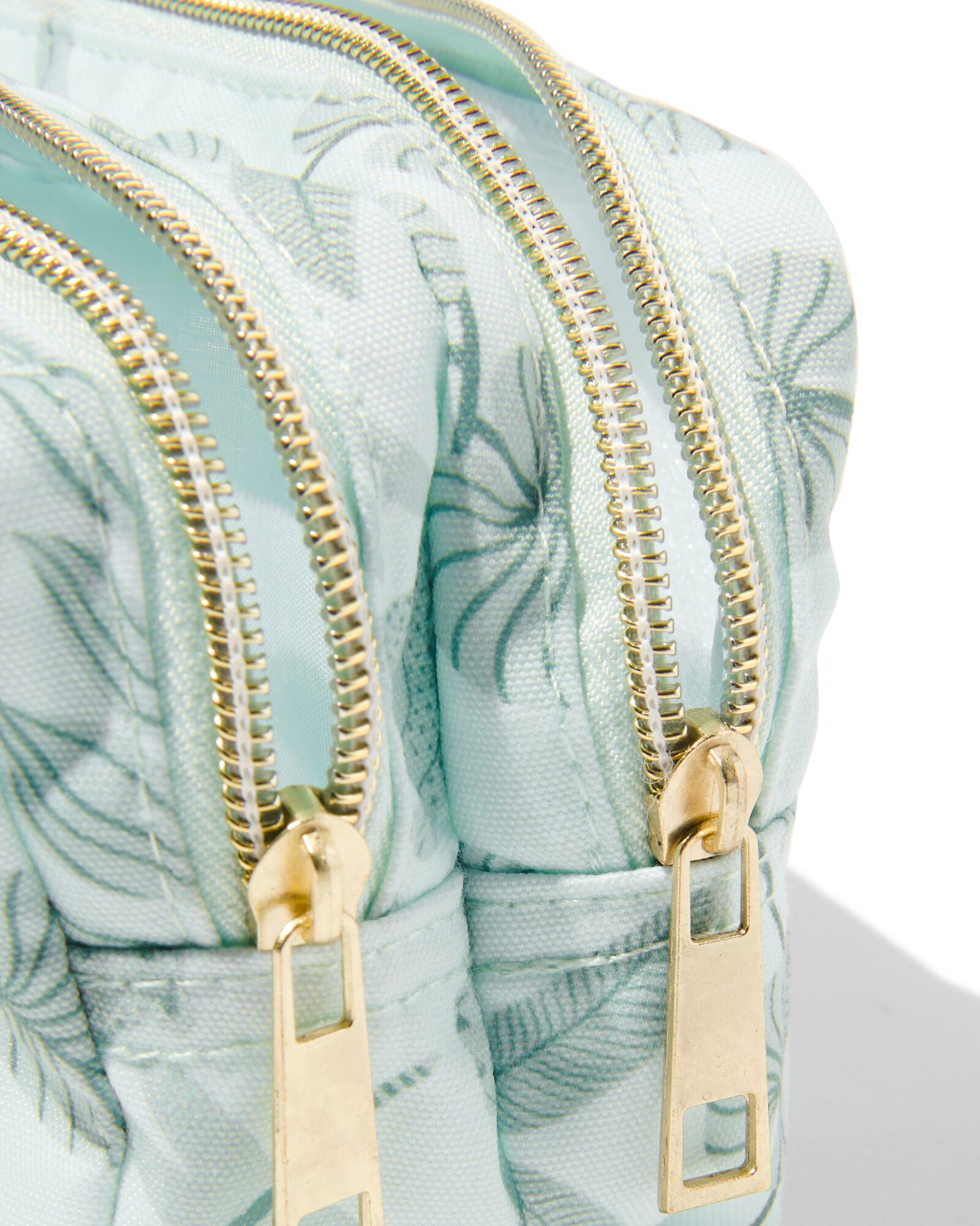 etui met dubbele rits cheeta - HEMA