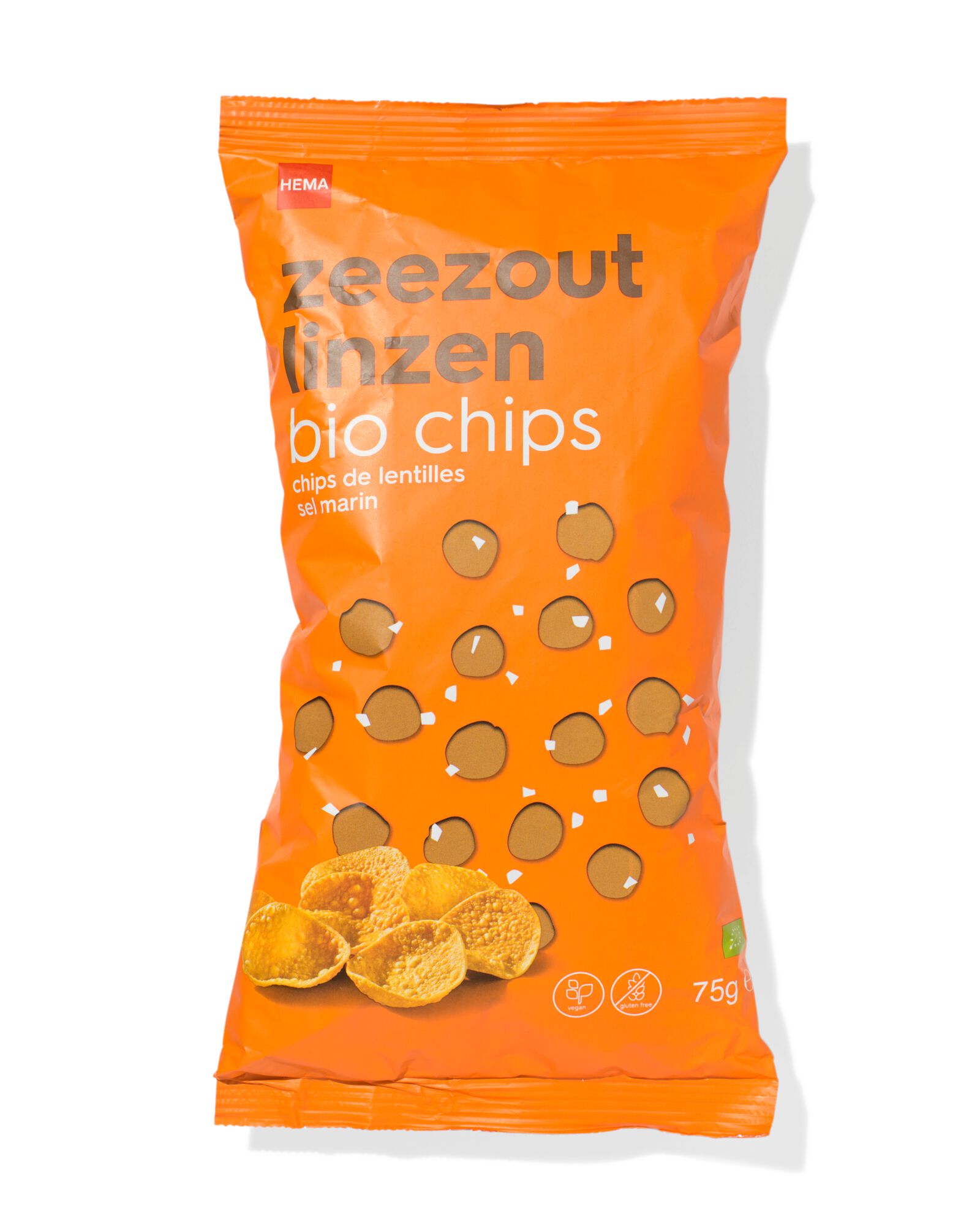 bio linzenchips zeezout 75g - HEMA