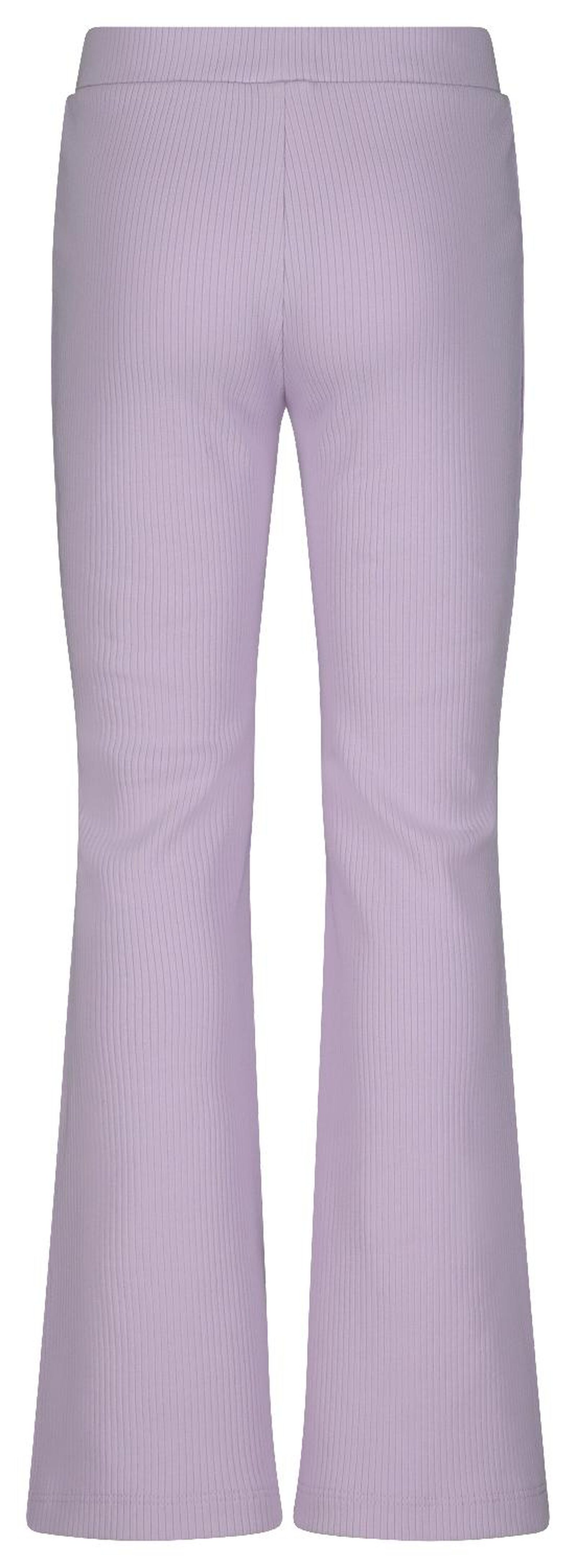 legging enfant patte d'éléphant côte lilas - HEMA