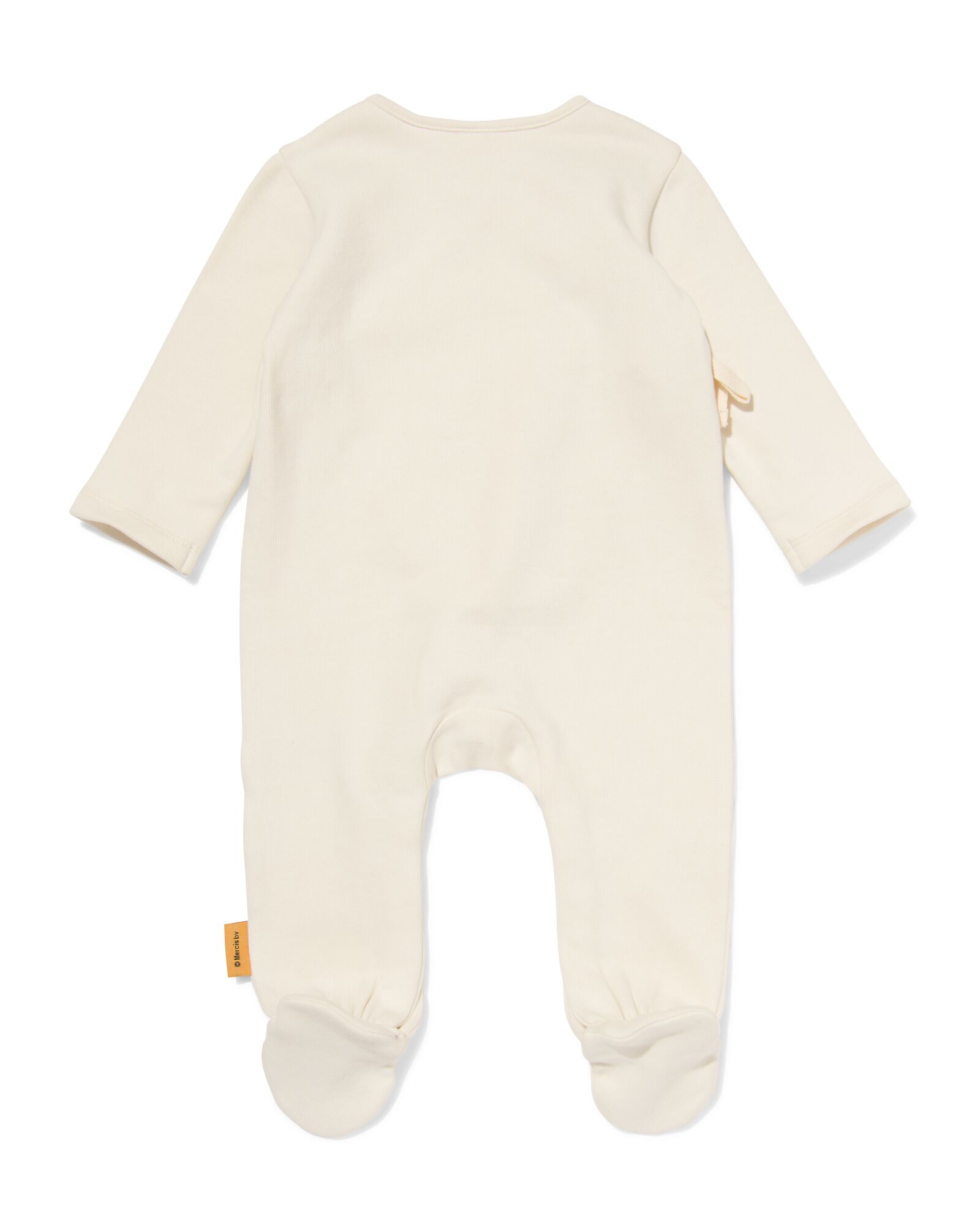 nijntje newborn jumpsuit sweatstof écru - HEMA
