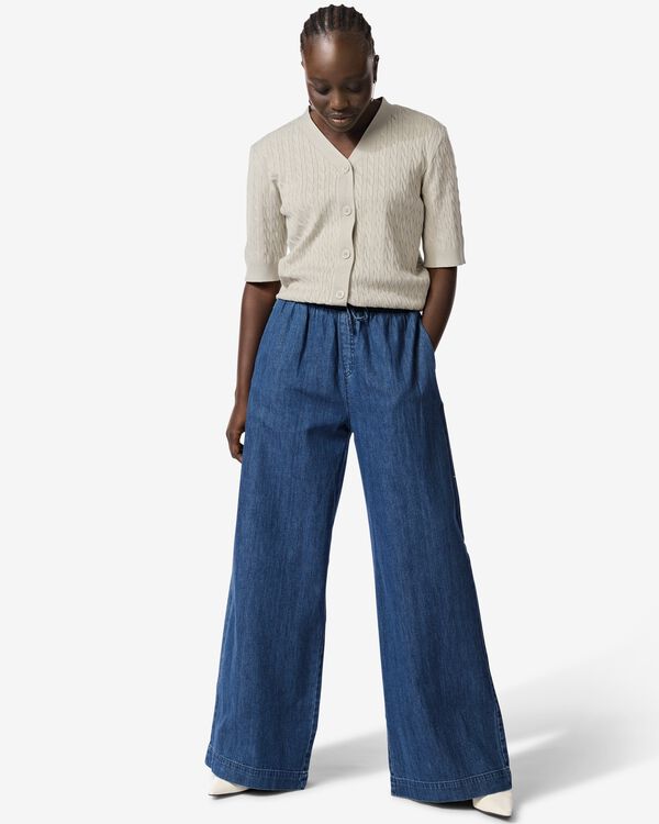 jean Suzy femme vert clair - HEMA