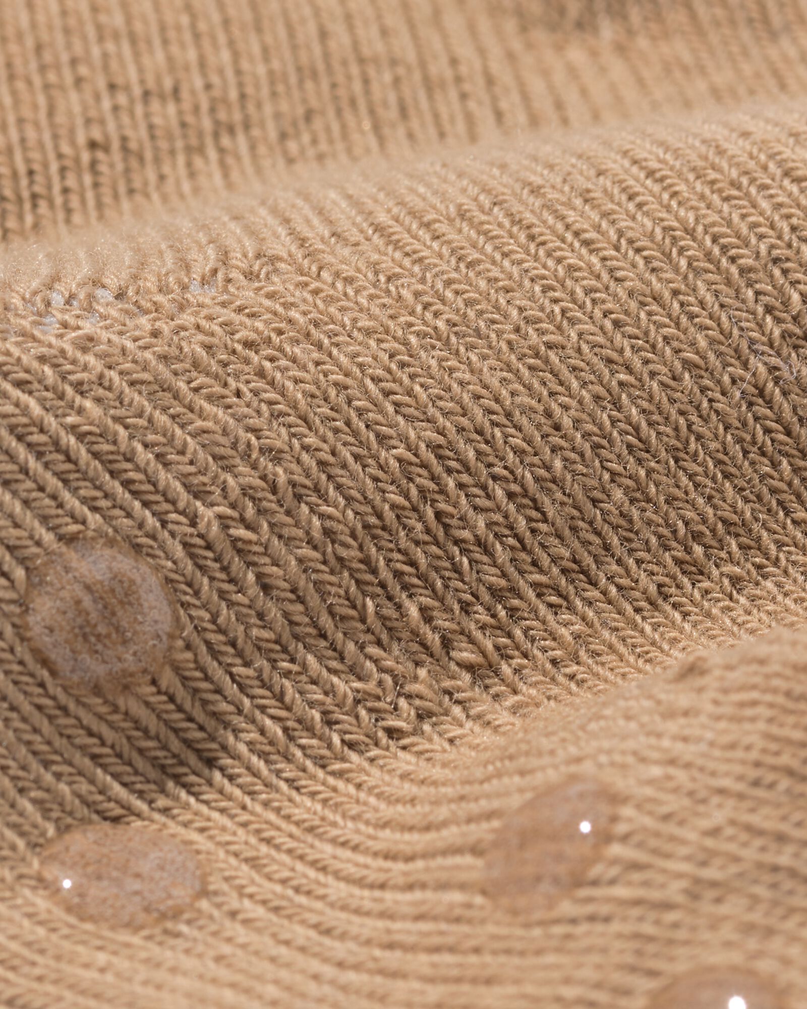 Babysocken aus Frotteestoff – 2 Paar beige - HEMA