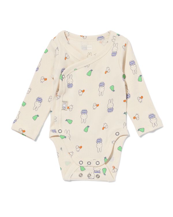 body nouveau-né évolutif miffy écru - HEMA