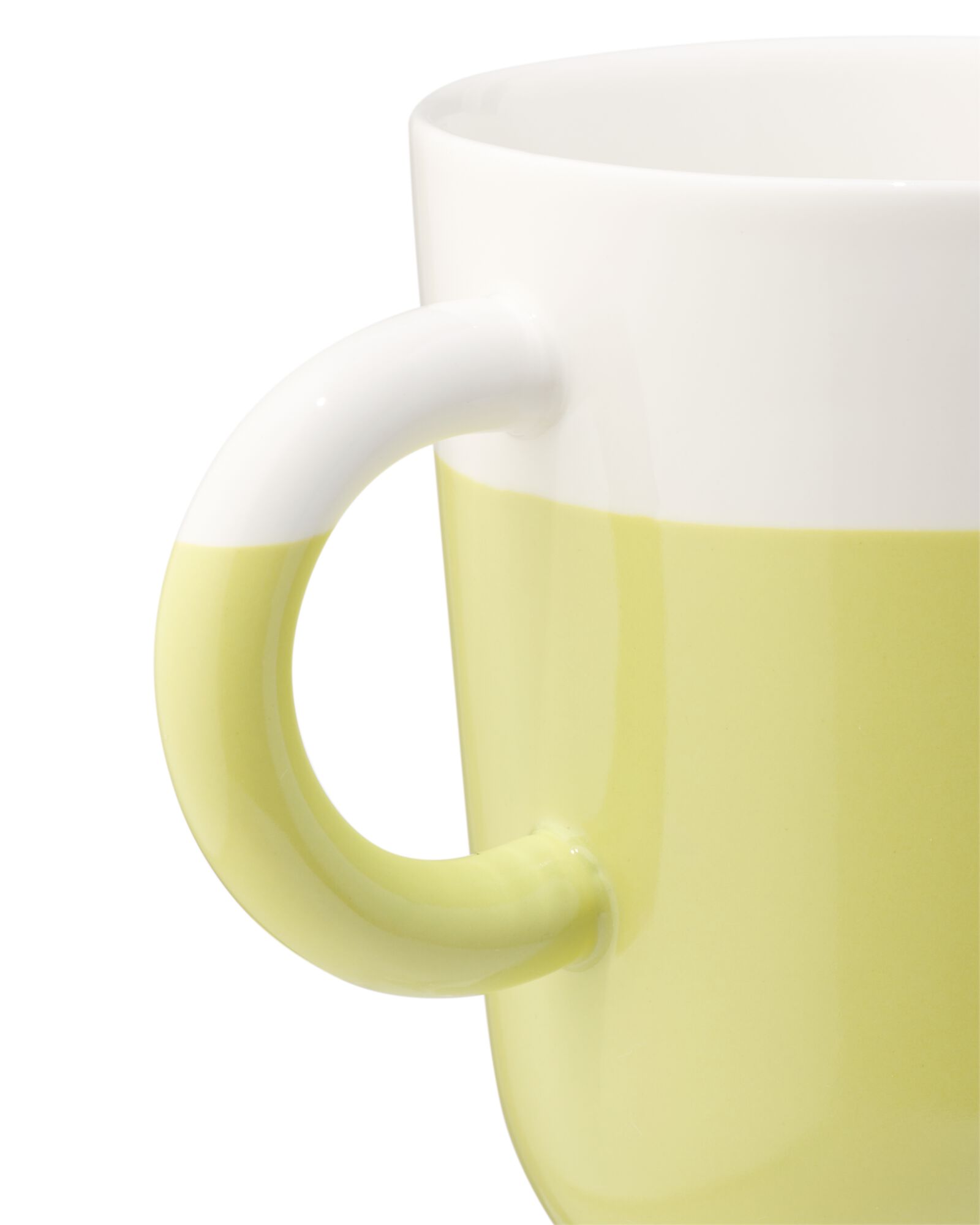 mug 490ml service à combiner new bone blanc+vert clair - HEMA