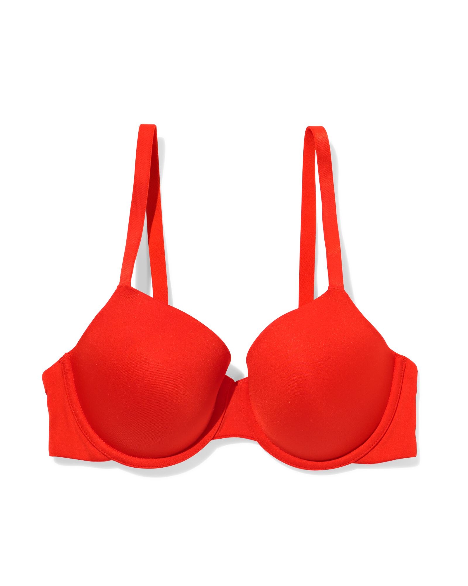 voorgevormde bh met beugel rood - HEMA