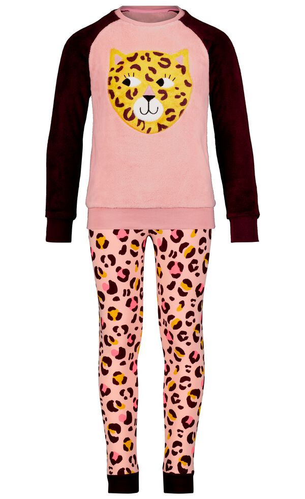 Kinder-Pyjama, Fleece, Leopard - HEMA